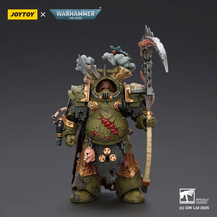 Death Guard Deathshroud Terminator 1 with Manreaper and Plaguespurter ...