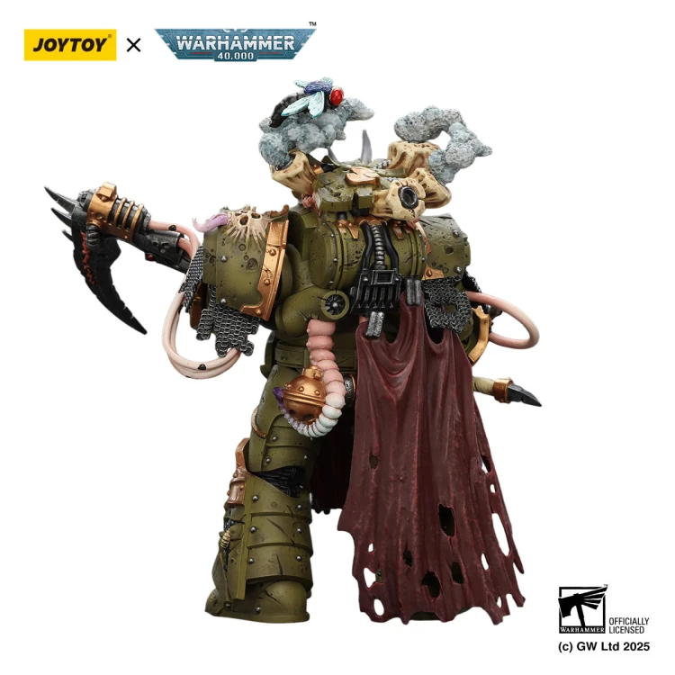 Death Guard Deathshroud Terminator 1 with Manreaper and Plaguespurter ...
